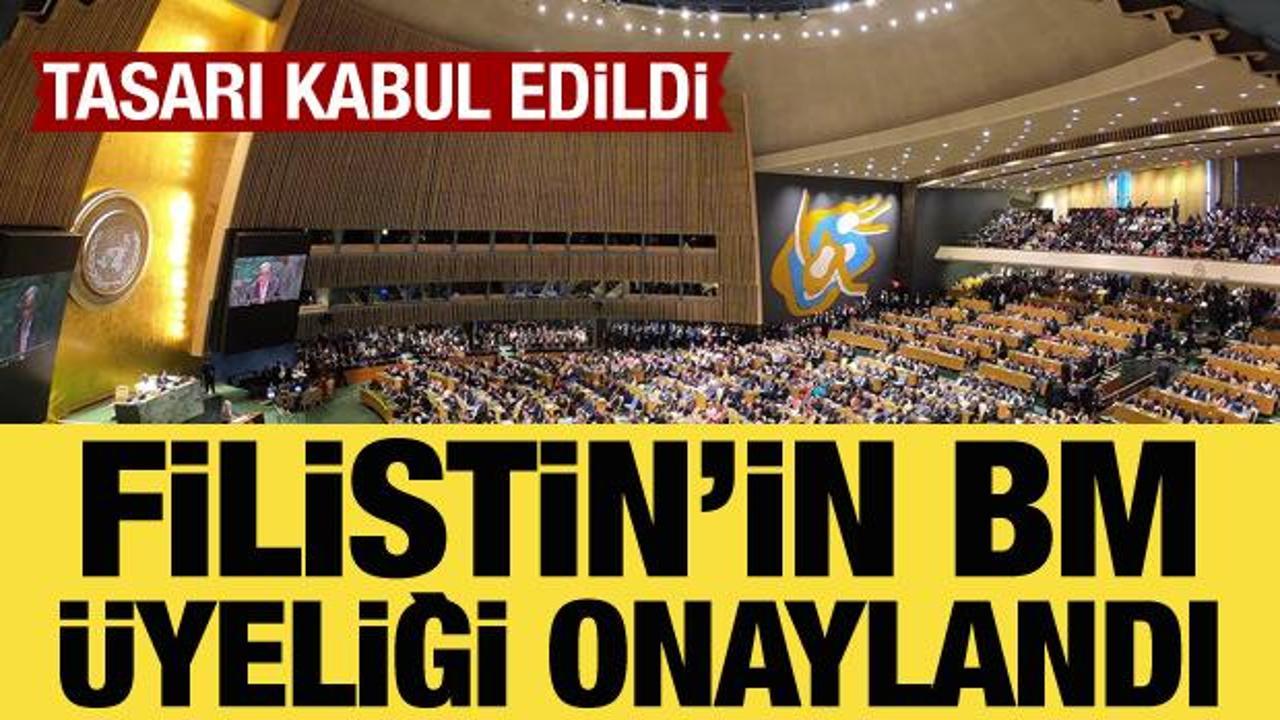 Filistin in BM üyeliği onaylandı Haber 7 DÜNYA