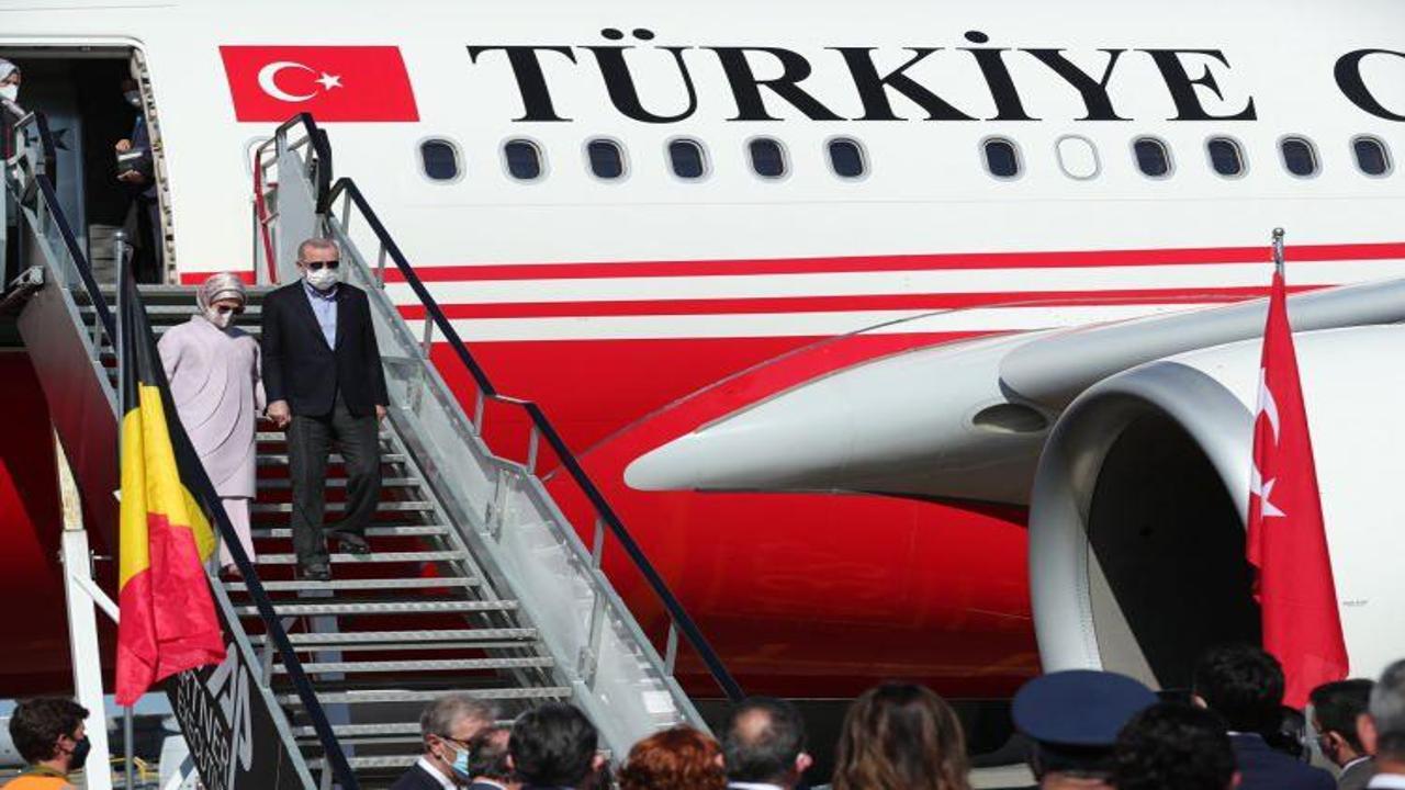 Cumhurbaşkanı Erdoğan NATO Zirvesi için Belçika'da - Resim 1 Cumhurbaşkanı Erdoğan NATO Zirvesi için Belçika'da - Resim 1