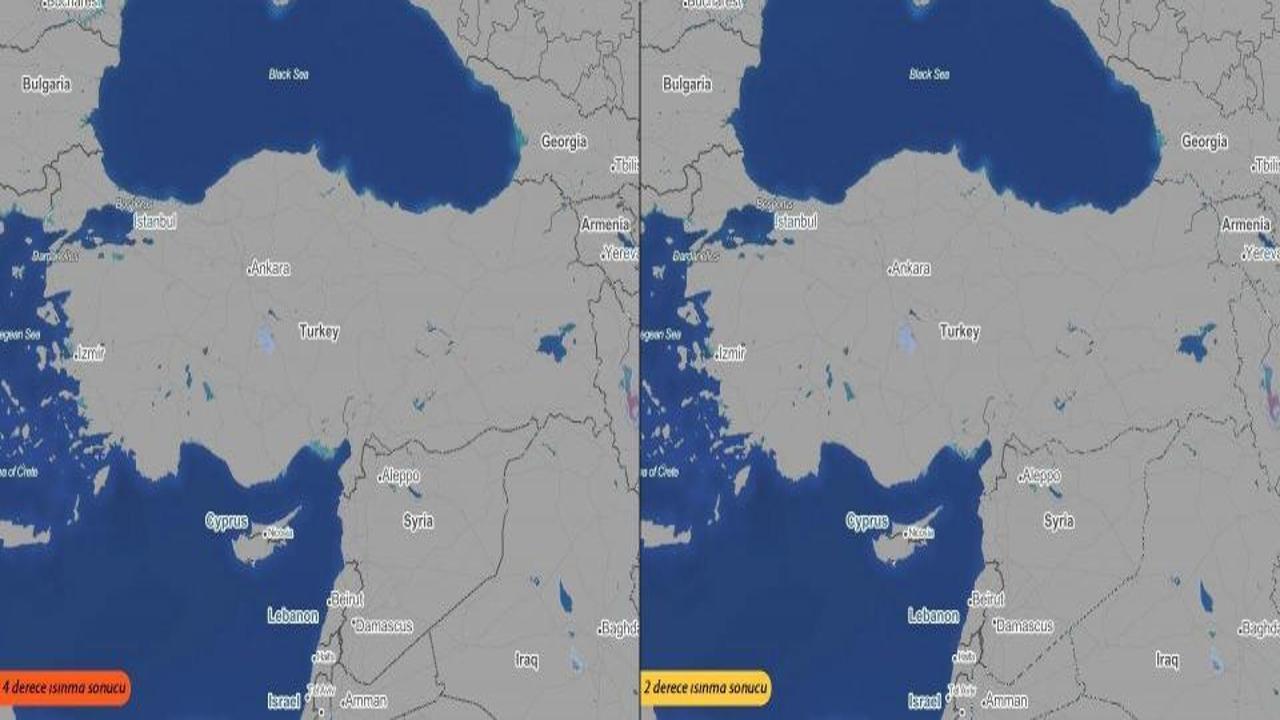 Türkiye'nin kıyı şeridi 2100 yılında böyle mi olacak? İşte haritalar ve ...