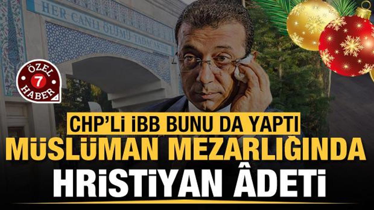 CHP'li İBB bunu da yaptı! Müslüman mezarlığında Hristiyan âdeti, üstelik cuma gününe özel ...