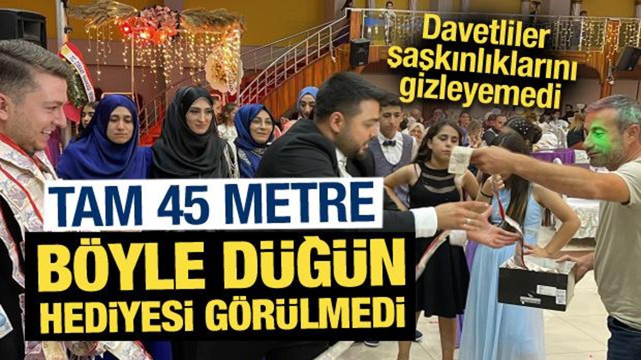 Manisa'da gelin ve damada 45 metre para takıldı - Haber 7 GÜNCEL