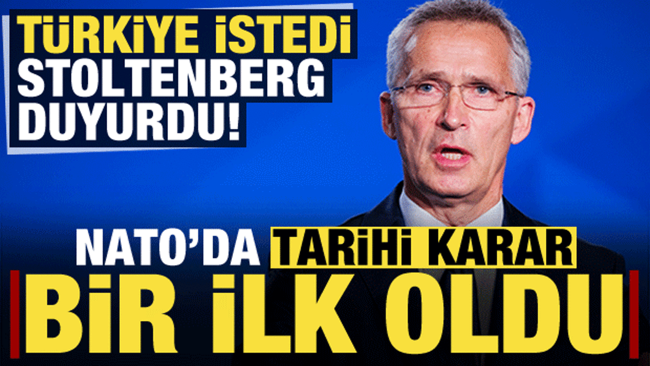 Son dakika: NATO tarihinde bir ilk! Türkiye istedi, Stoltenberg duyurdu ...
