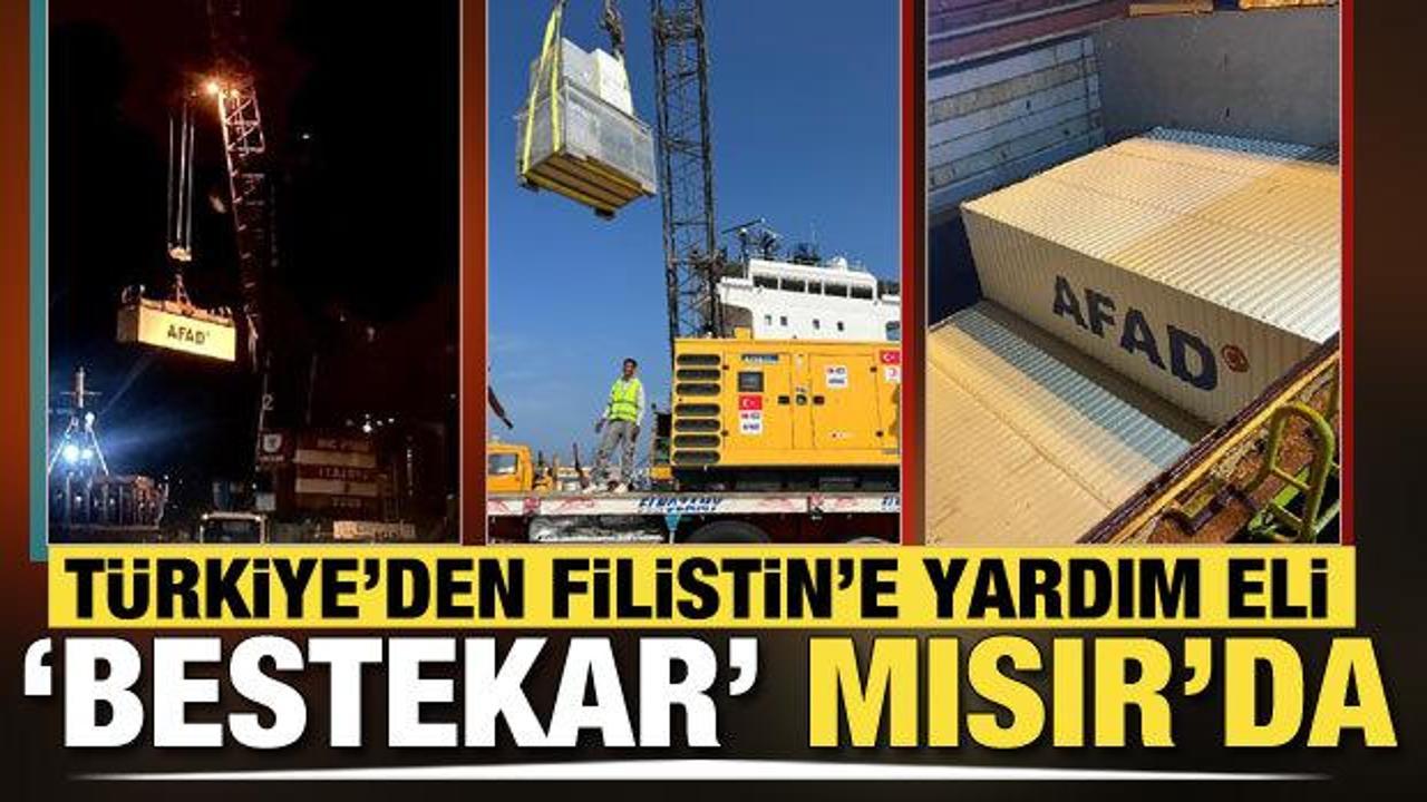 Türkiye'den Filistin'e yardım! 'Bestekar' gemisi Mısır'a ulaştı - Haber ...