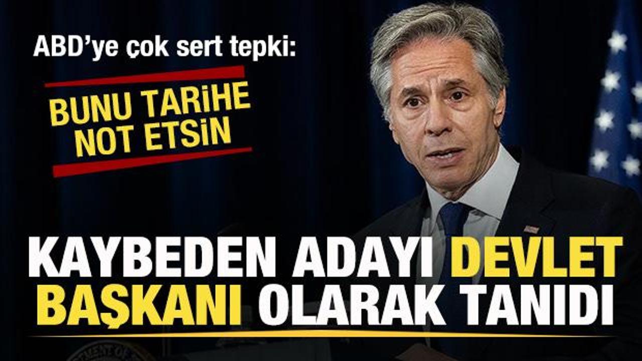 ABD'ye sert tepki! Kaybeden adayı devlet başkanı olarak tanıdı - Haber 7 DÜNYA