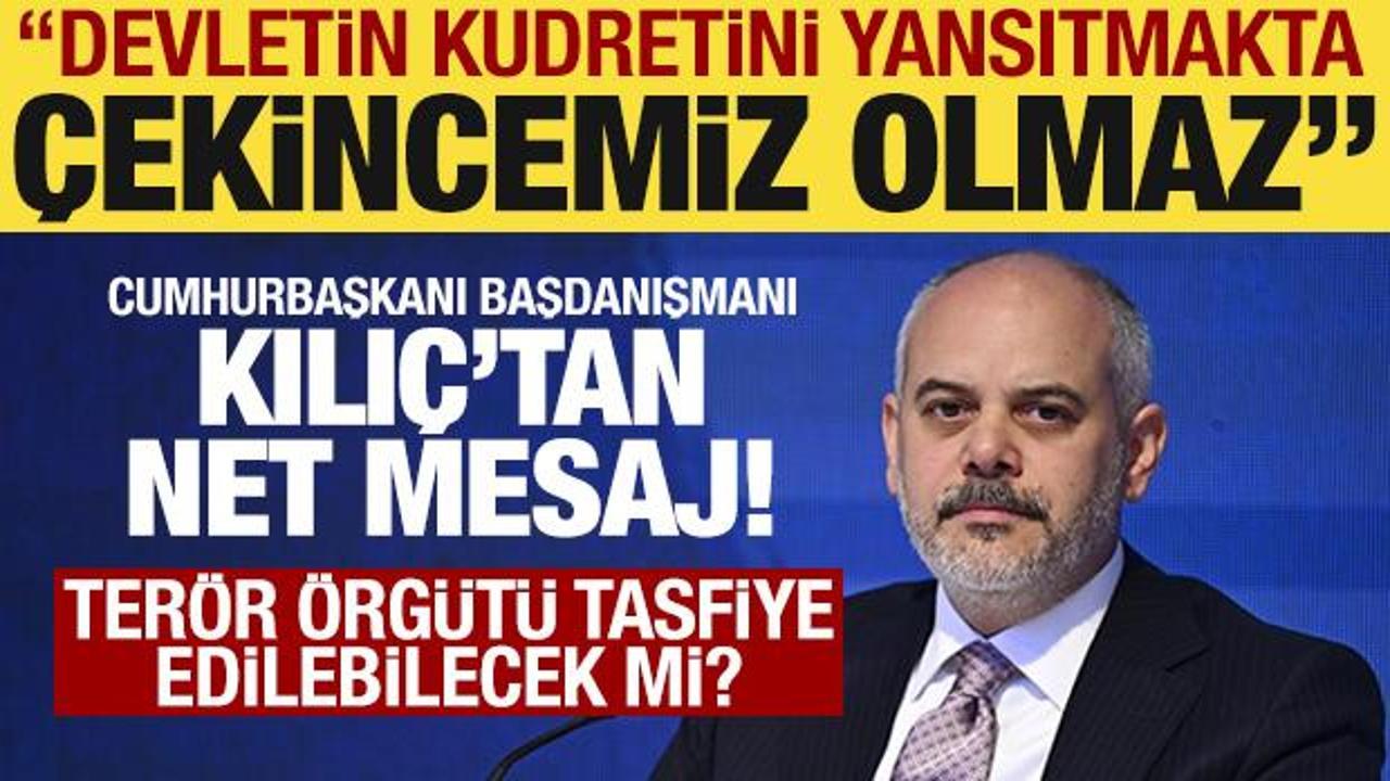 Son dakika: Cumhurbaşkanı Başdanışmanı Kılıç'tan önemli açıklamalar ... Son dakika: Cumhurbaşkanı Başdanışmanı Kılıç'tan önemli açıklamalar ...