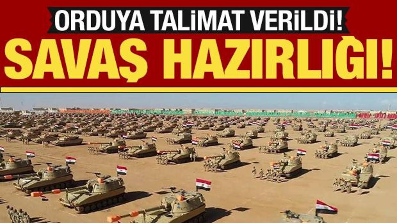 Mısır’da savaş hazırlığı! Orduya talimat verildi! - Haber 7 DÜNYA Mısır’da savaş hazırlığı! Orduya talimat verildi! - Haber 7 DÜNYA