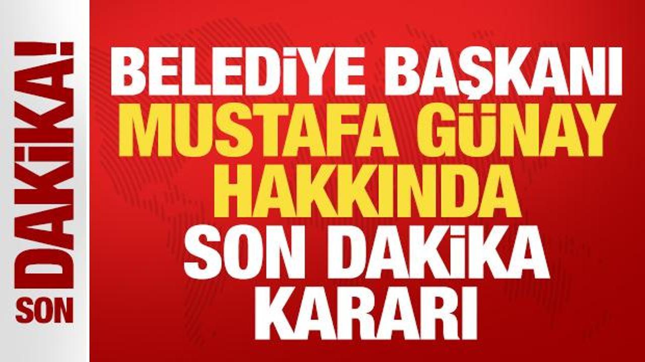 İçişleri Bakanlığı'ndan son dakika Mustafa Günay kararı: Görevden ...