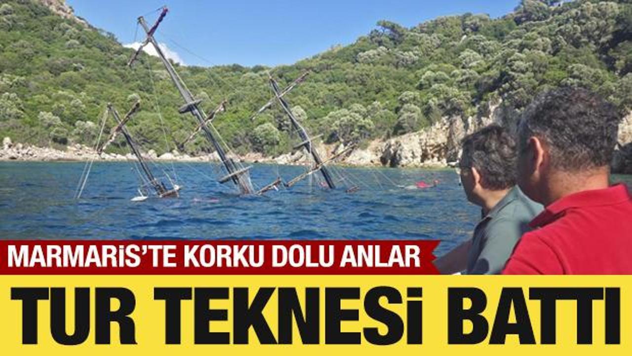 Son dakika: Marmaris'te tur teknesi battı! - Haber 7 GÜNCEL