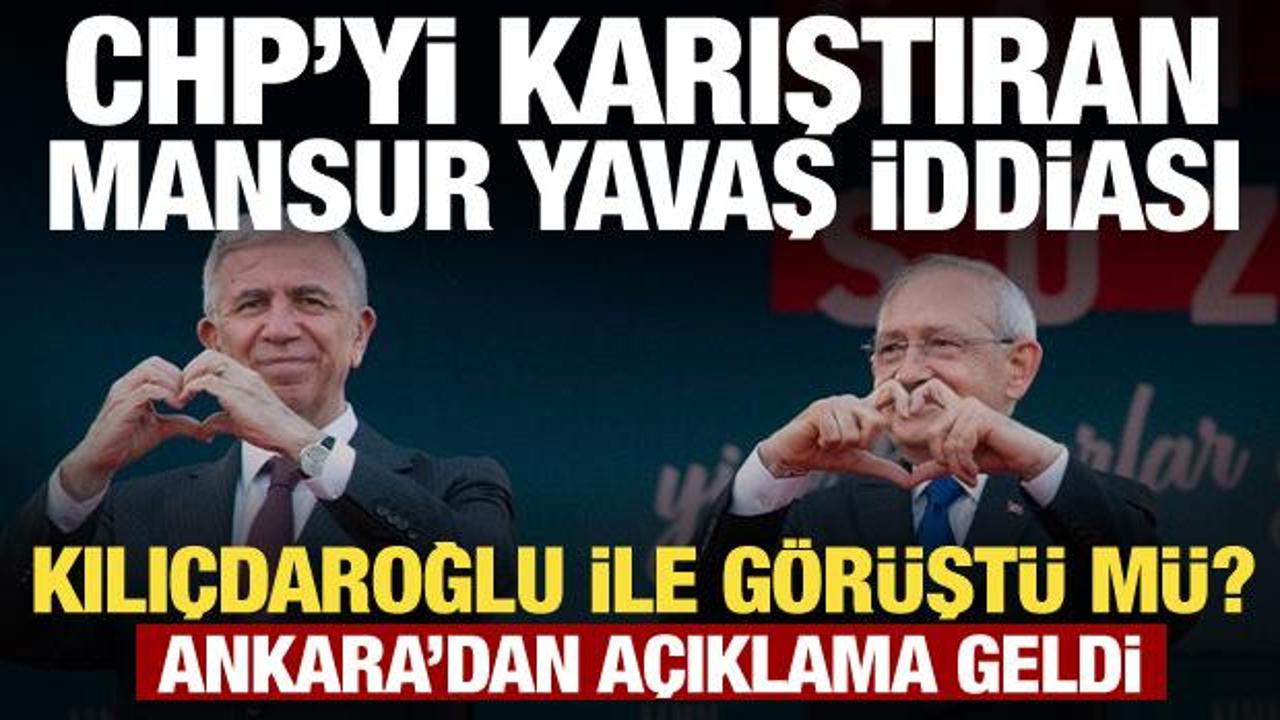 Ankara'yı karıştıran Mansur Yavaş iddiası! Kılıçdaroğlu ile görüştü mü ...