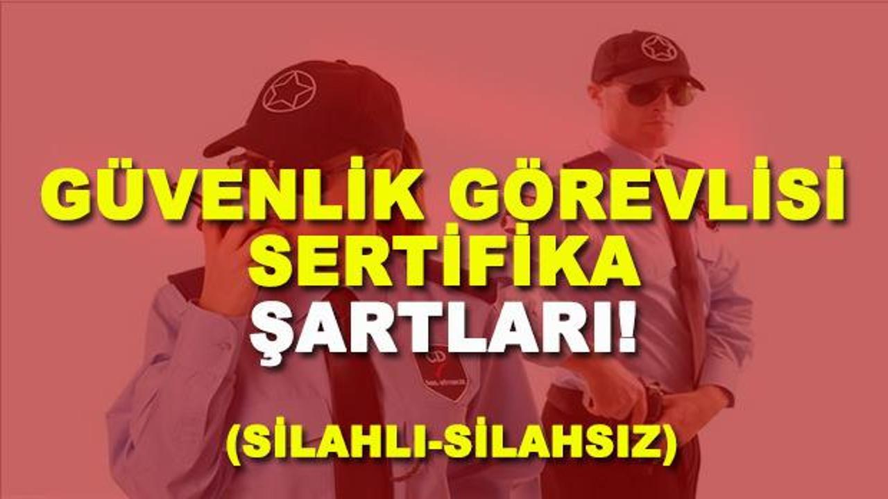 Güvenlik Görevlisi olmak için aranan şartlar neler? Silahlı-silahsız ... Güvenlik Görevlisi olmak için aranan şartlar neler? Silahlı-silahsız ...