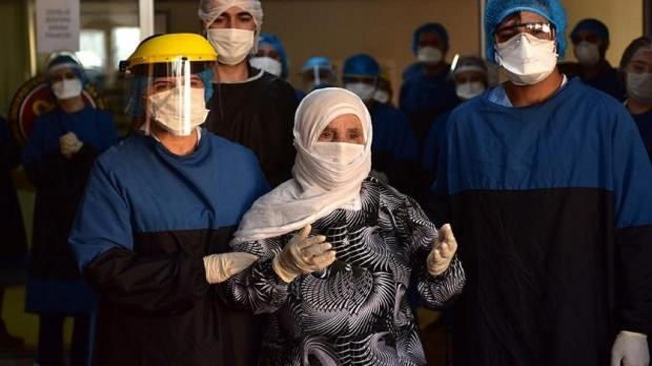 Koronayı yenen 90 yaşındaki Alye teyze böyle uğurlandı - Haber 7 GÜNCEL