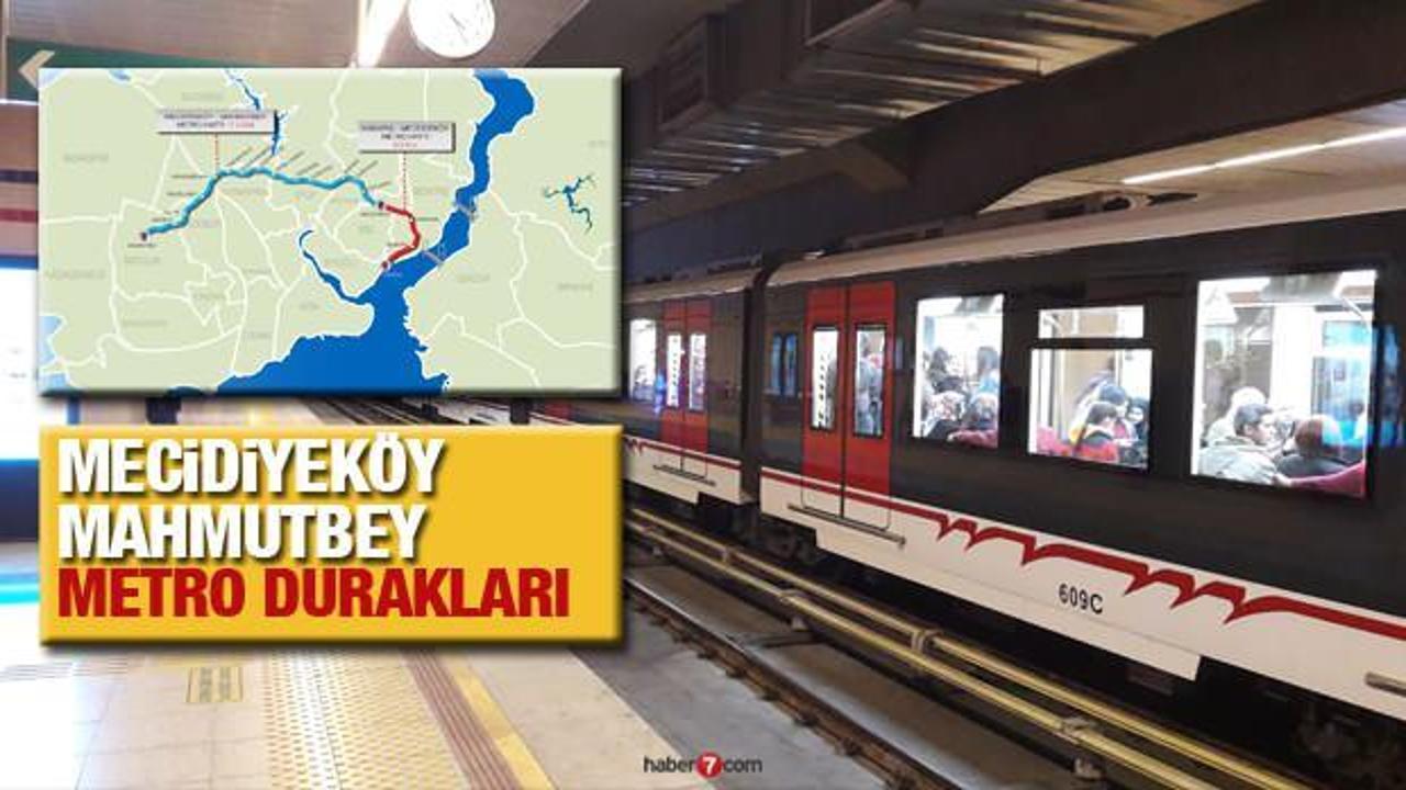 M7 Mecidiyeköy-Mahmutbey metro hattı durakları | Hangi hatlara aktarma ...