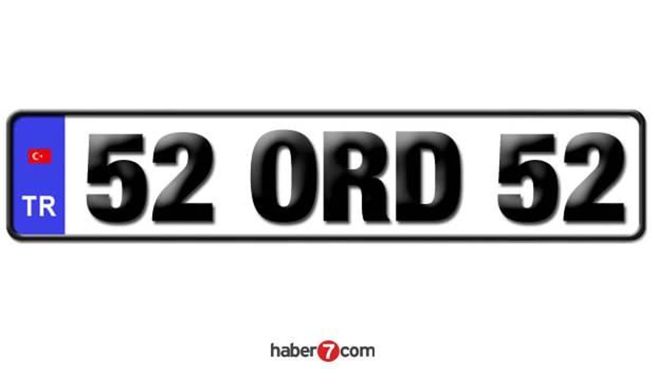 52 Plaka kodu hangi ilin? 52 Plaka nerenin ve hangi şehir plakası? Ordu ...