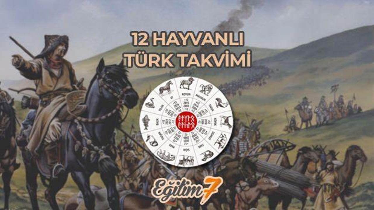 12 Hayvanlı Türk Takvimi nedir? 12 Hayvanlı Türk Takvimini kullanan ...
