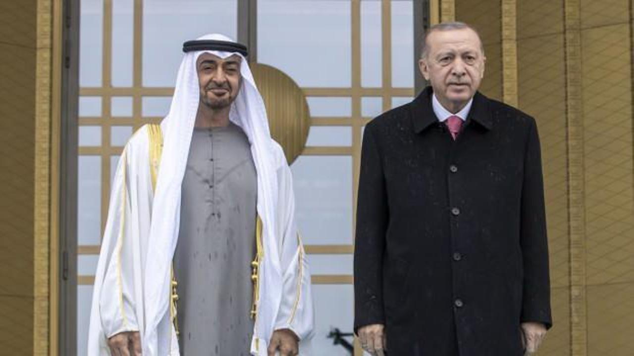 Cumhurbaşkanı Erdoğan, Muhammed Bin Zayed El Nahyan ile telefonda ...