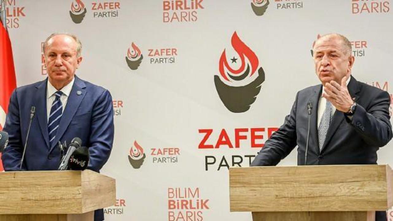 Muharrem İnce'den Zafer Partisi açıklaması: Anlaştığımızı ...