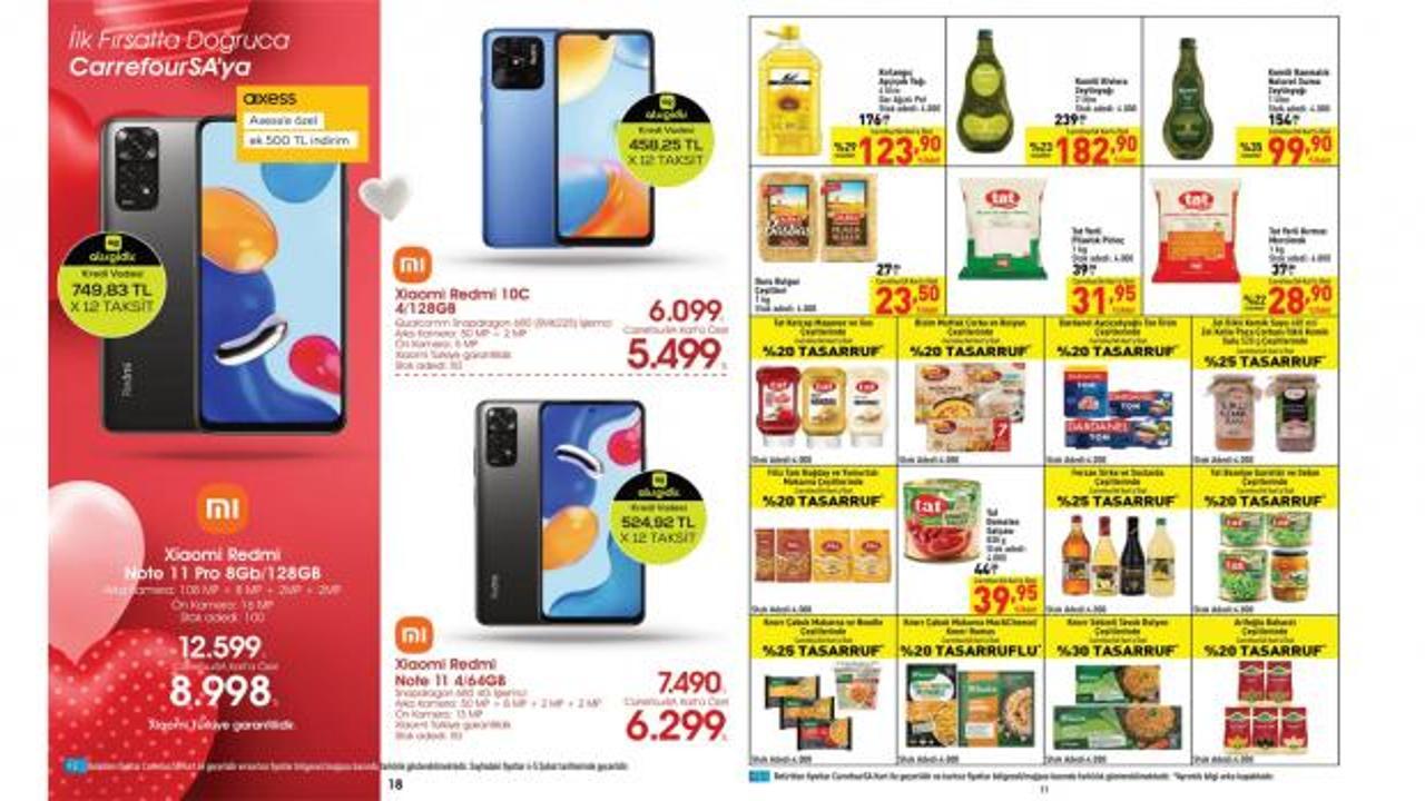 CarrefourSA 11 Şubat 2023 Aktüel Katalog Listesi! Ayçiçek yağı ...