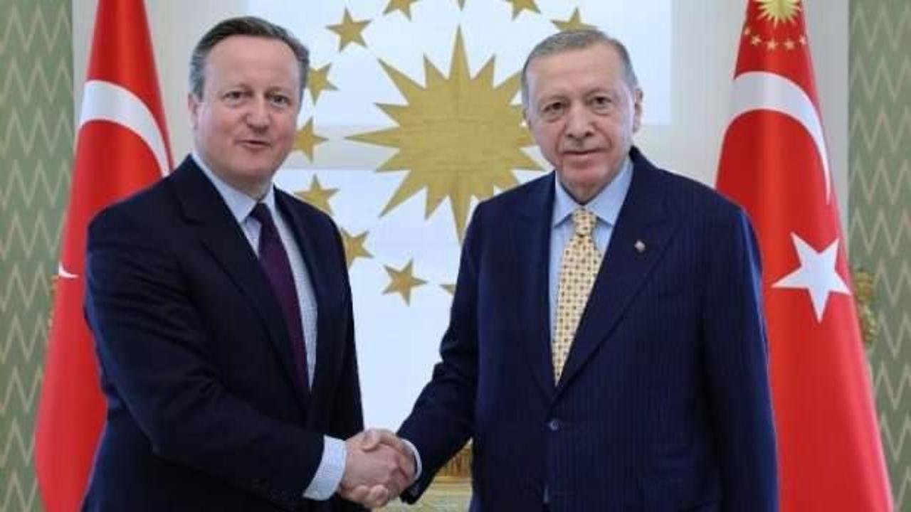 Cumhurbaşkanı Erdoğan, Cameron'u kabul etti - Haber 7 SİYASET