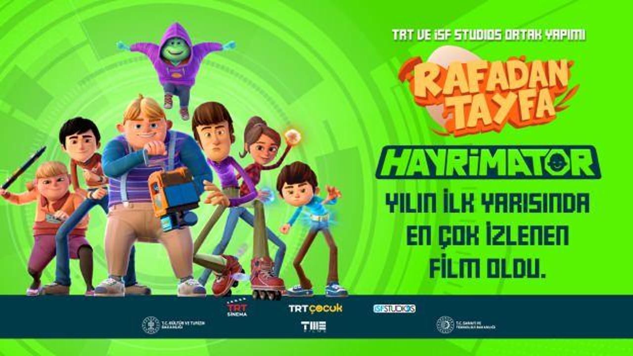 TRT ortak yapımı Rafadan Tayfa: Hayrimatör'den dev rekor! 2 milyondan ...