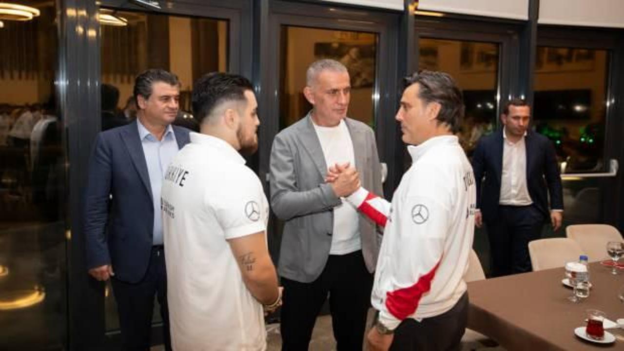 TFF Başkanı İbrahim Hacıosmanoğlu, A Milli Takım'la buluştu - Tüm Spor ...