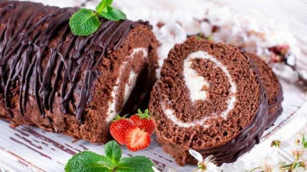 Kakaolu rulo pasta tarifi! Gelinim Mutfakta çikolatalı rulo pasta nasıl ...