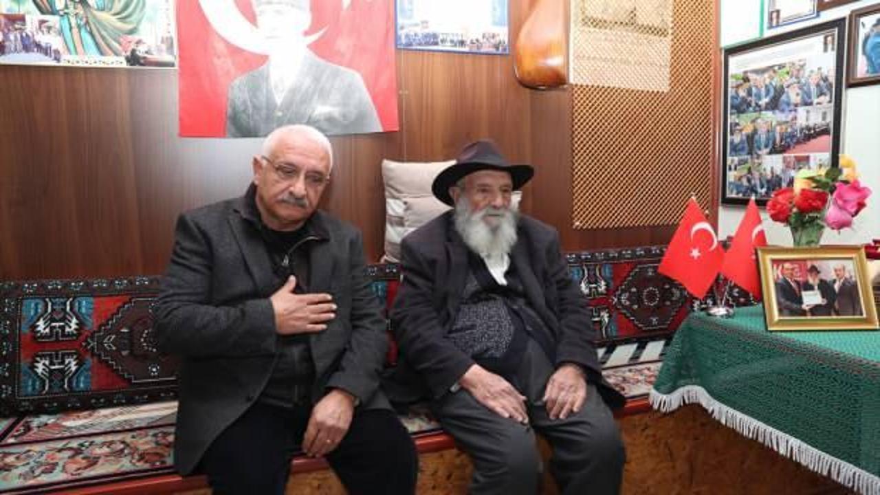 Alevi dedesi Cumhurbaşkanı Erdoğan ile görüşmüştü: Sizi gördüğüme bin ...