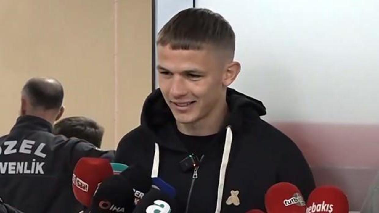 Trabzonspor'un yeni transferi Danylo Sikan şehre geldi! İşte ilk ...