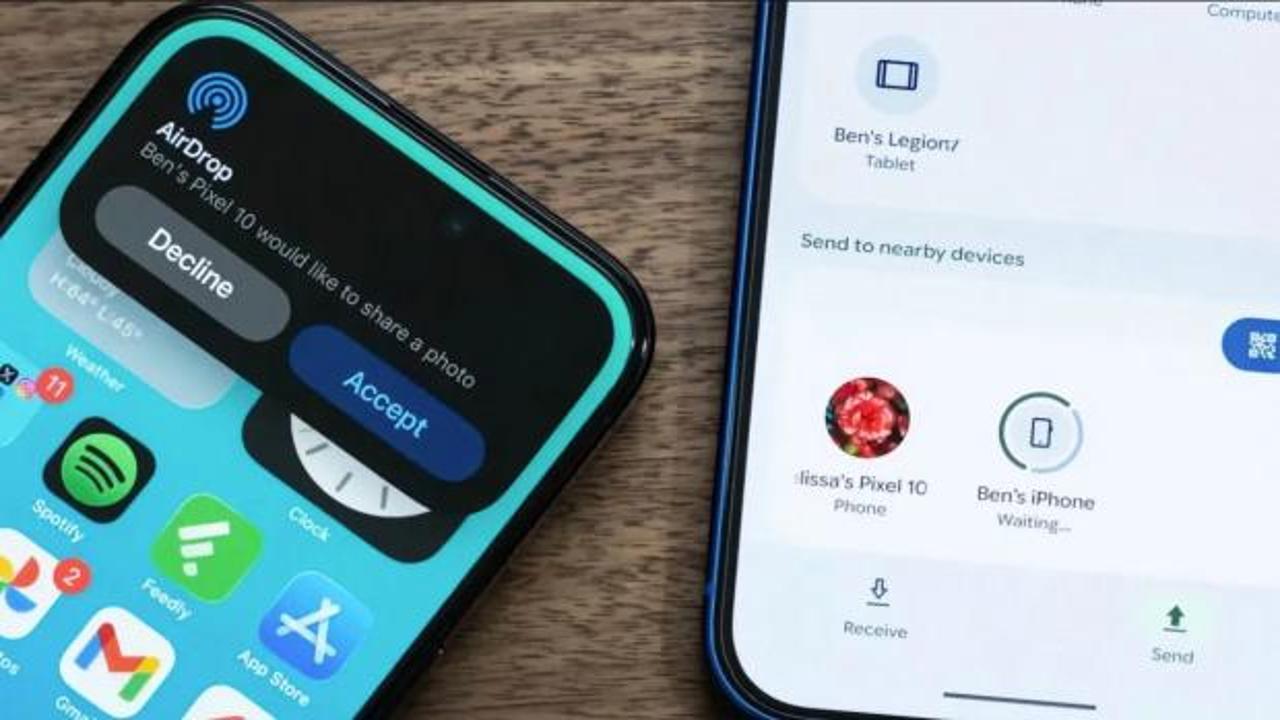 AirDrop desteğine sahip Android telefonlar belli oldu! - Haber 7 TEKNOLOJİ