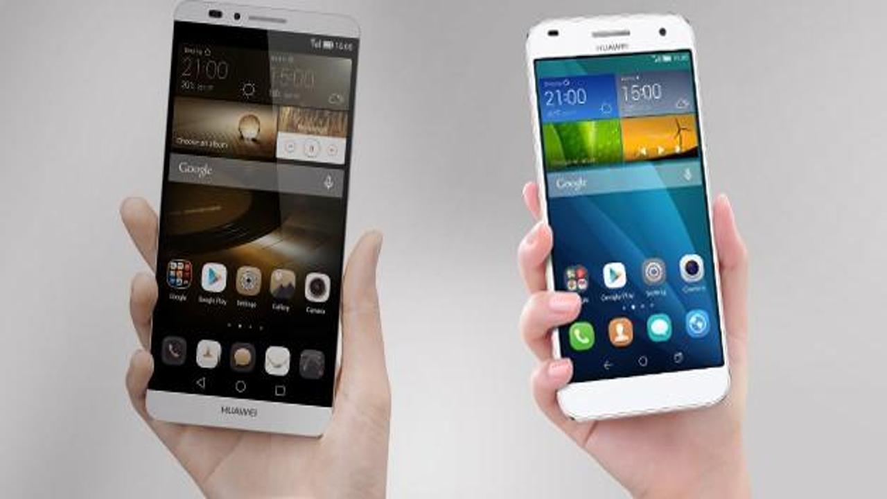 Huawei G7 ve Mate7 Türkiye'de - Haber 7 Telefon