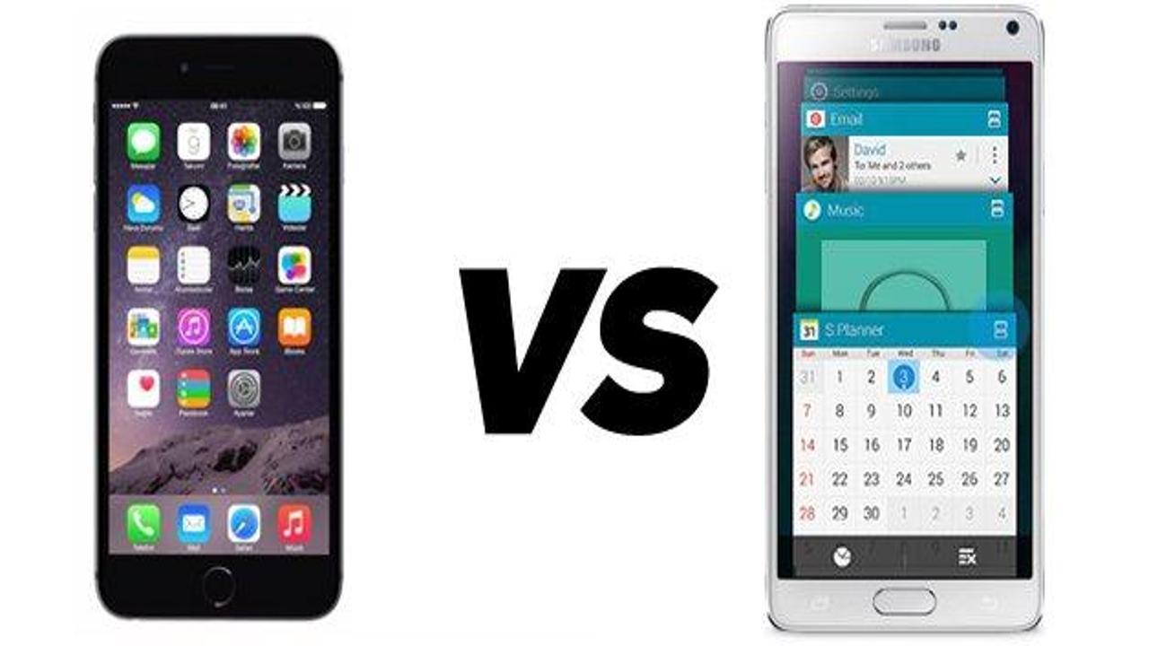 iPhone 6 Plus ve Galaxy Note 4 karşılaştırması - Haber 7 Telefon