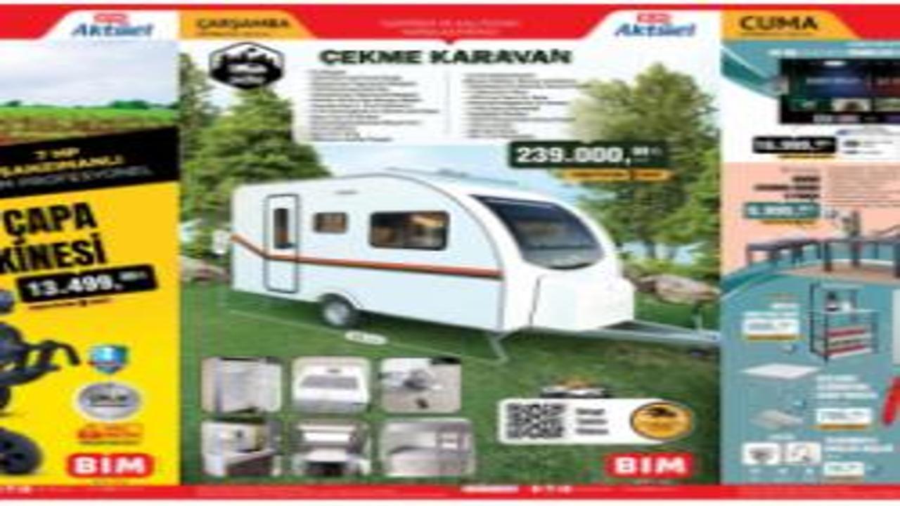 BİM 20 Mart 2024 Kataloğu Belli Oldu! Çapa makinesi, çekme karavan ...