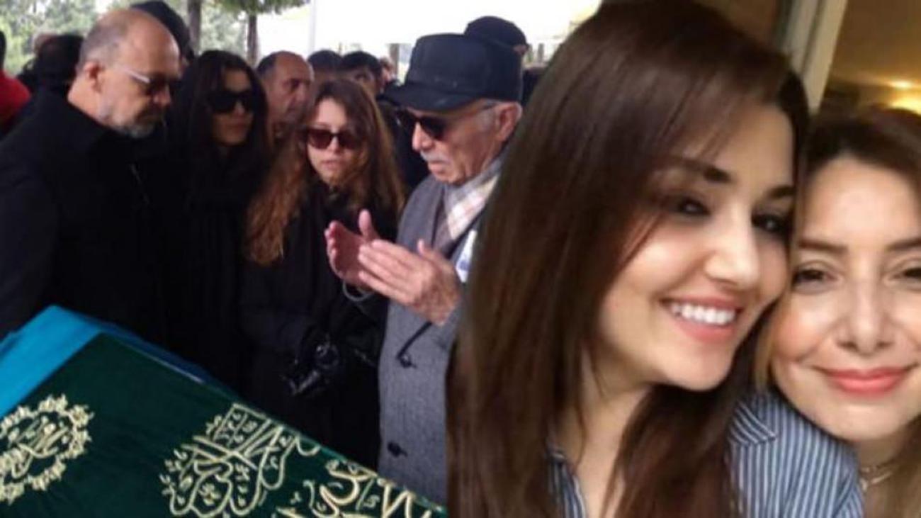 Hande Erçel annesi Aylin Erçel'i son yolculuğuna uğurladı - Magazin ...