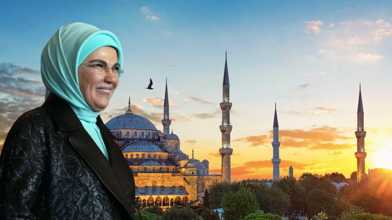 Emine Erdoğan'dan Ramazan paylaşımı: Ramazan'ın ülkemize esenlik ...