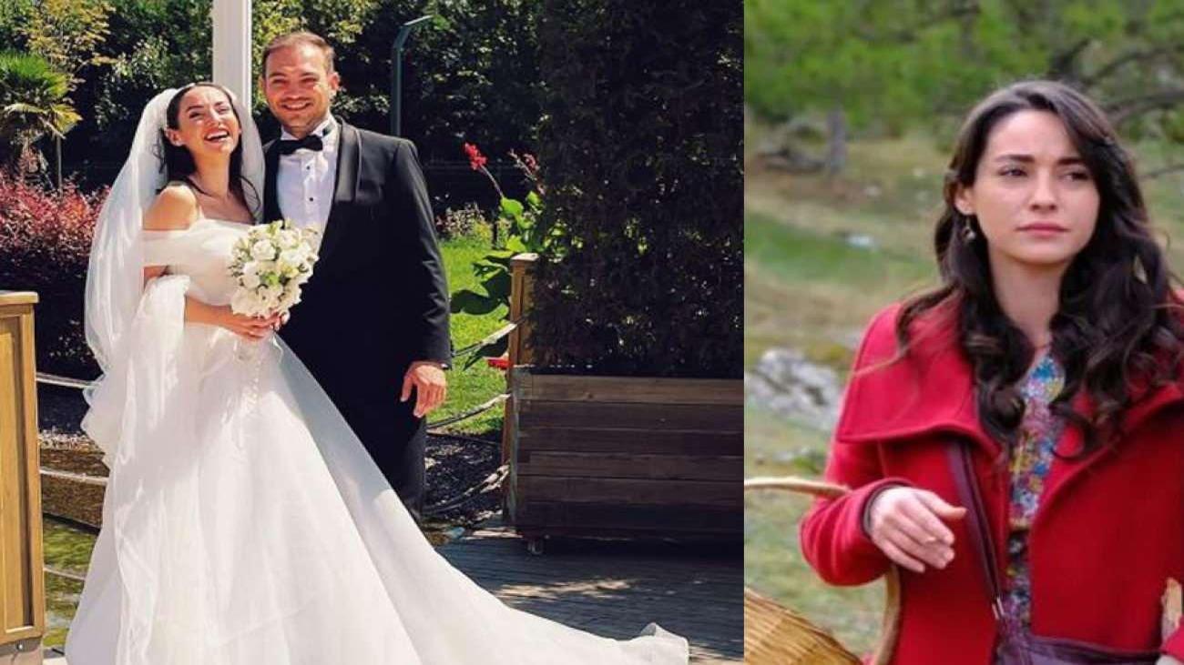 Gönül Dağı'nın Cemile'si Nazlı Pınar Kaya evlendi! Rol arkadaşı yalnız ...