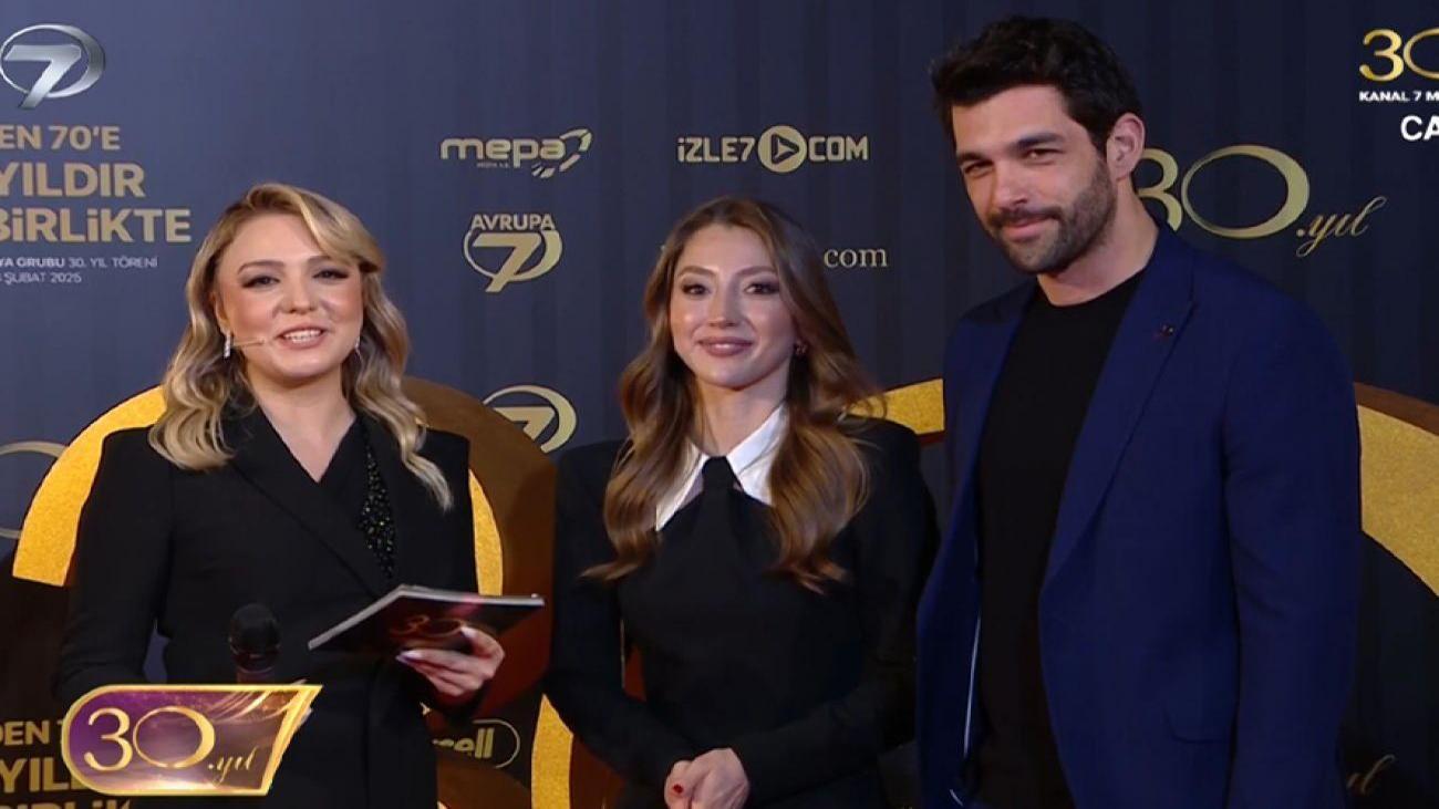 "Bir Yemin Ettim" dizisinin yıldızları Merve Kansu ve Melih Özkaya'dan ...