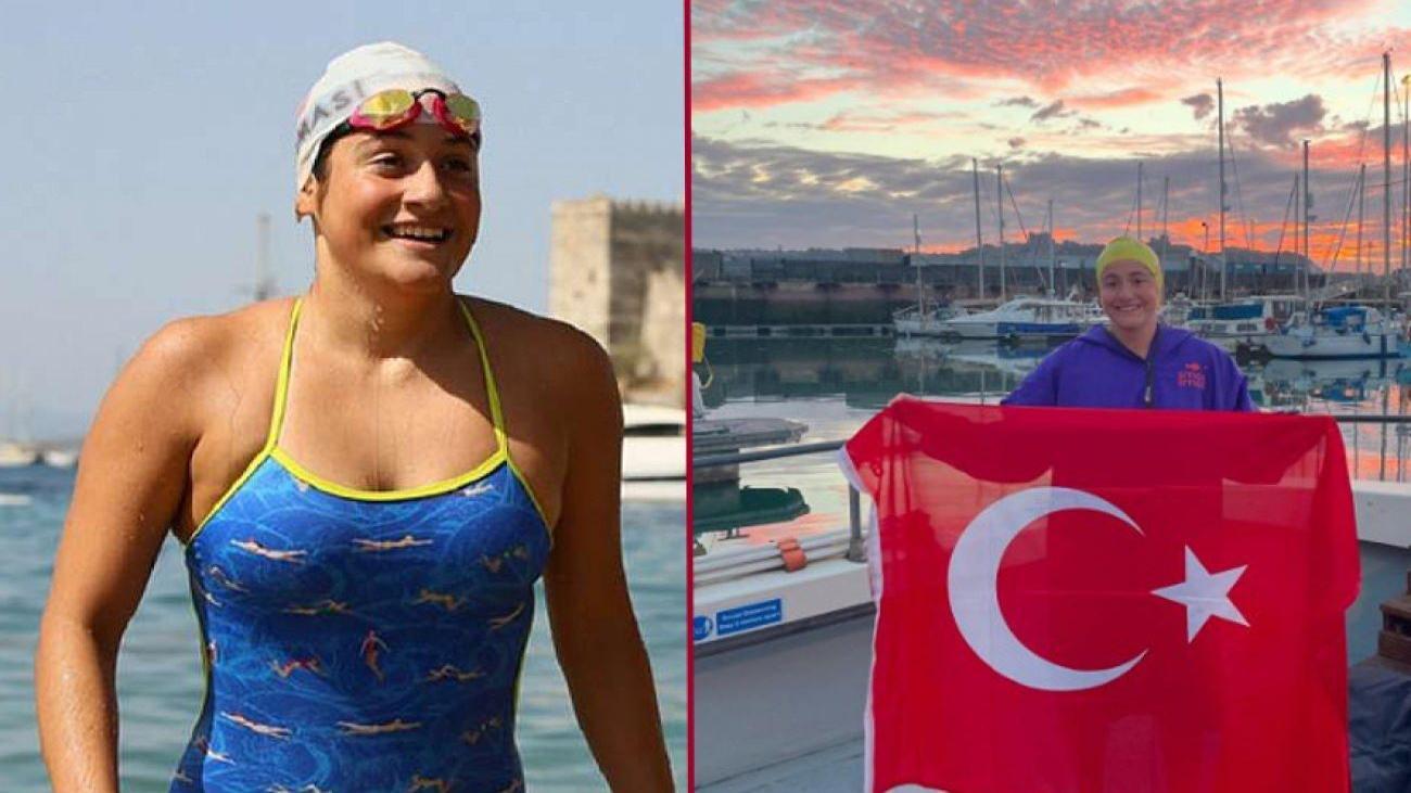 Milli yüzücü Aysu Türkoğlu'ndan yeni rekor! Bundan sonra dünya rekorunu ...