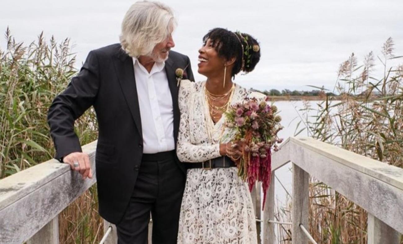 Pink Floyd'un yıldızı George Roger Waters beşinci kez evlendi ...