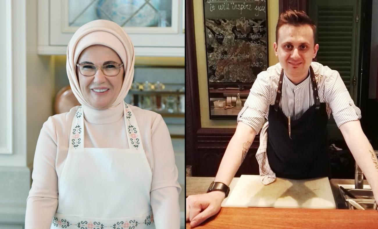 Emine Erdoğan Michelin Yıldızı alan Fatih Tutak şefi tebrik etti ...