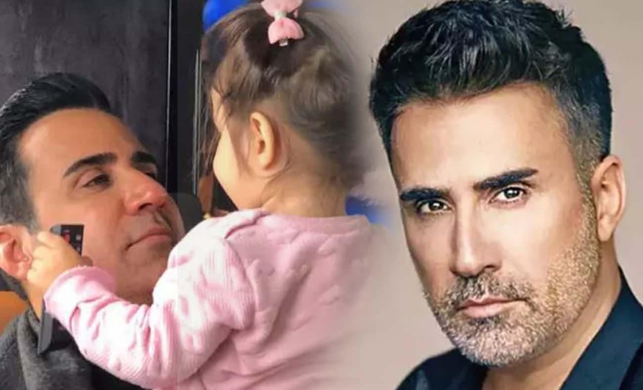 Emrah küçük kızını paylaştı! Başını örtüp ibadet yaptığı anlar gündem ...