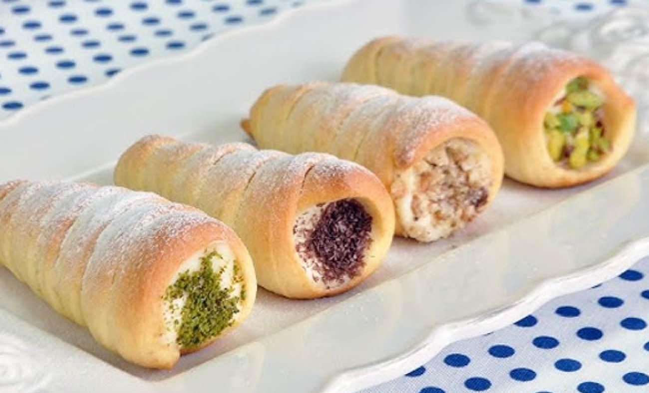 Çıtır milföy ve nefis krema ile ev yapımı torpil pasta tarifi - Yemek ...