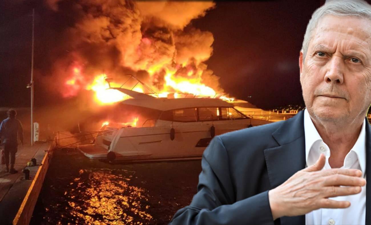 Milyarlık yatlar küle dönmüştü: Aziz Yıldırım'ın yatı faciadan kıl payı ...